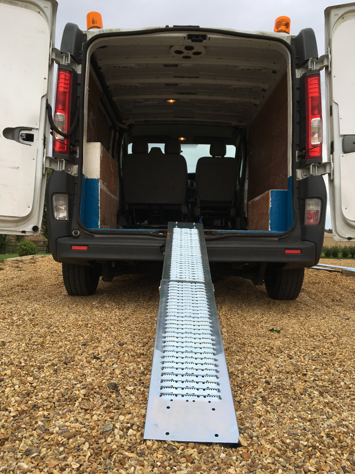 Folding Ramp 1.8M loading ramp Trailer Van Motorbike Quad Lawn Mower | eBay