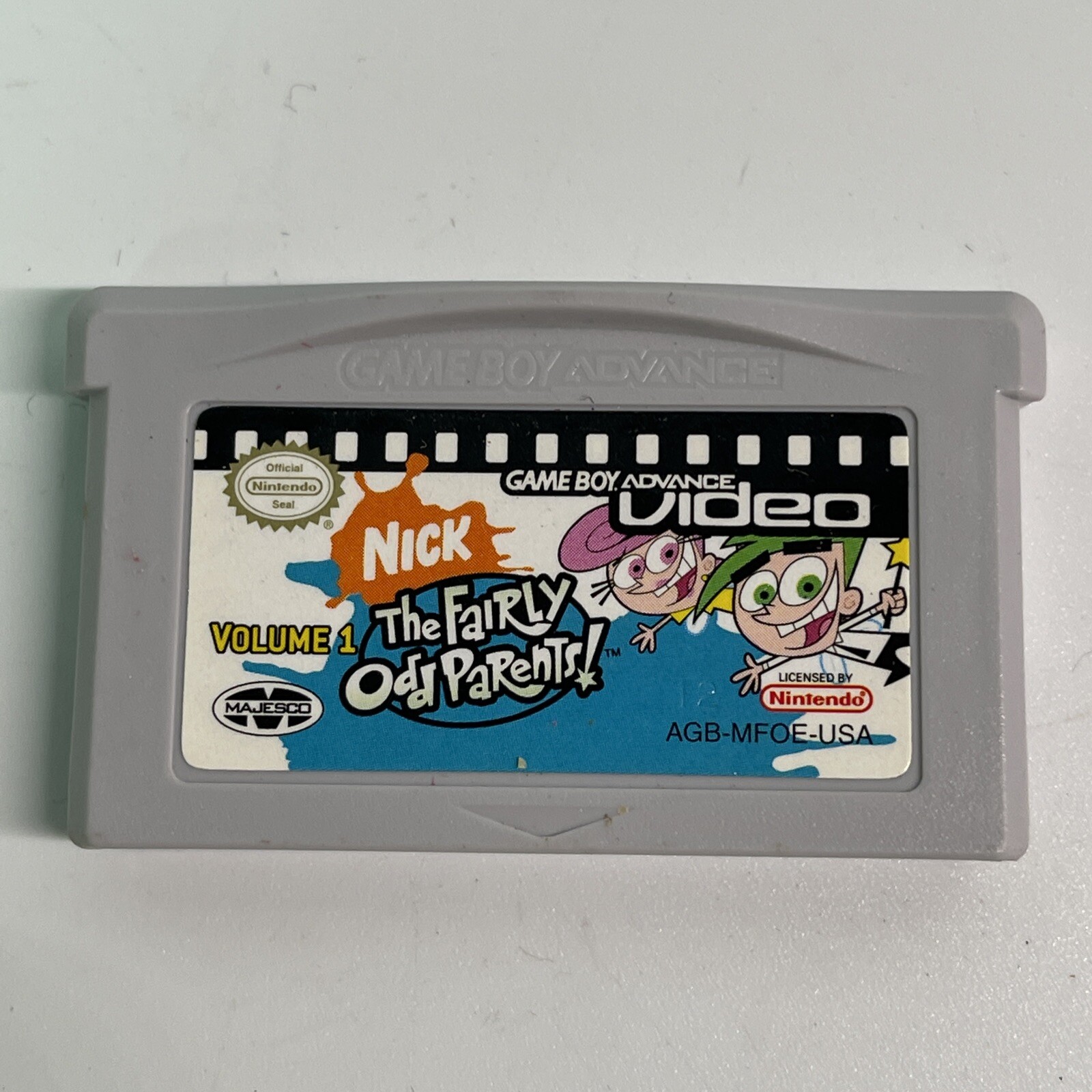 Video Nick The Fairly Odd Parents Vol. 1 For Nintendo GameBoy Advance ...