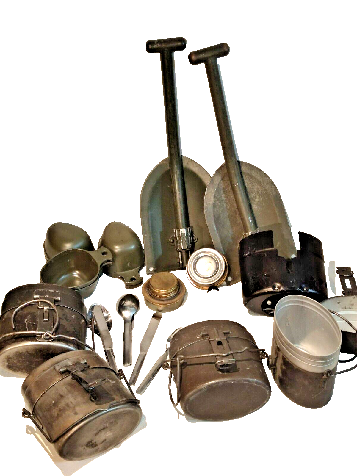 Swedish Army Trangia Cookset Accesories M40 Cutlery Shovel Kuksa ...