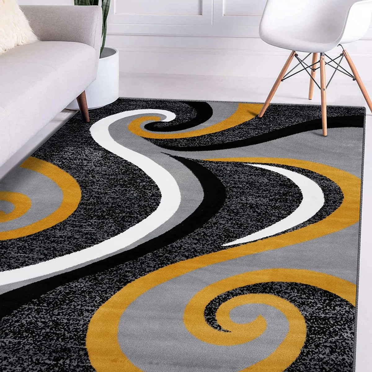 Yellow And Gray Rug For Living Room | Cabinets Matttroy