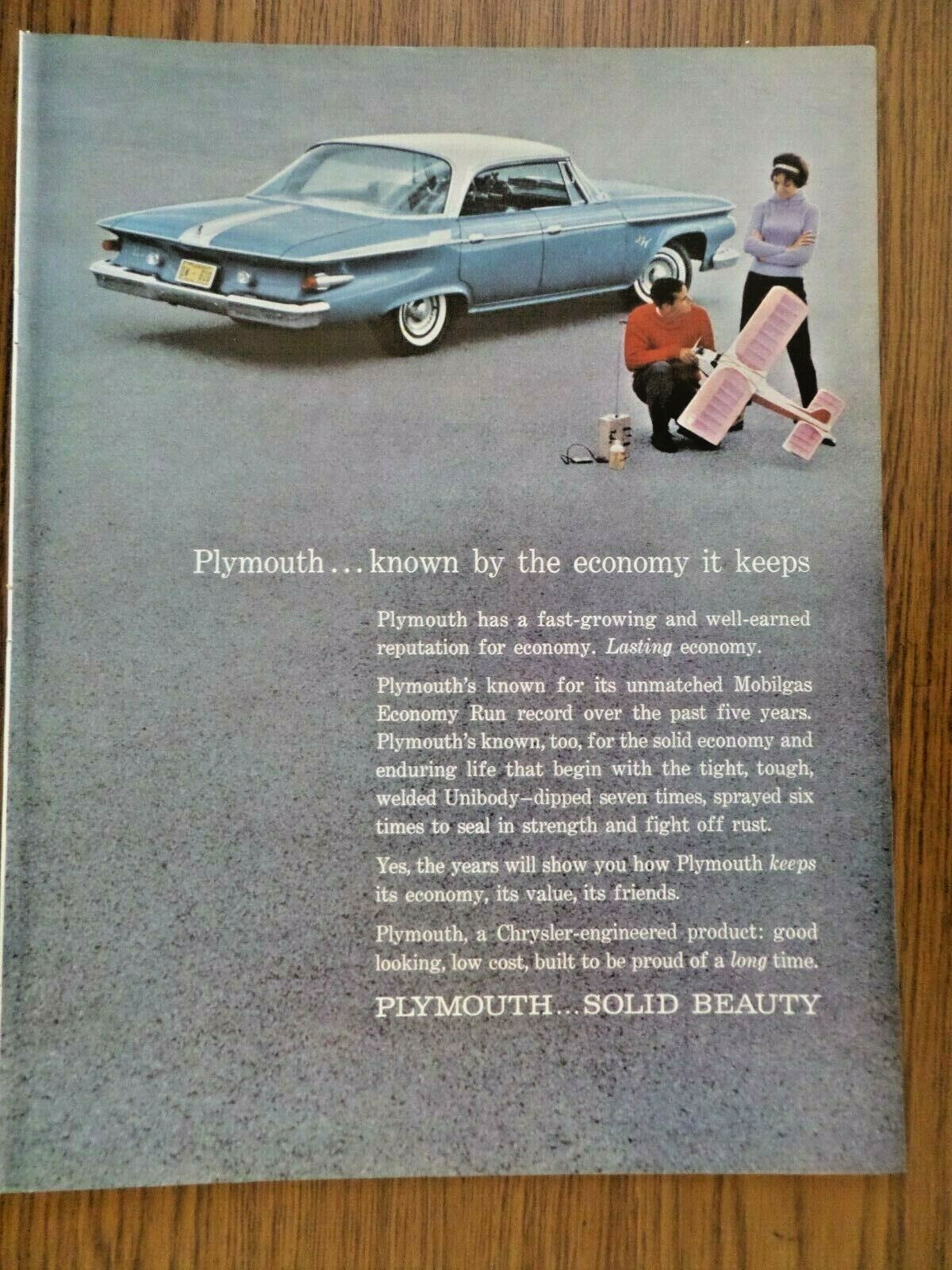 1961 Lucky Whip Ad Scientific Demonstration Little Girl 1961 Plymouth ...
