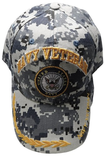 US NAVY USN VETERAN FEATHER EGGS BALL CAP HAT ACU NAVY CAMO | eBay