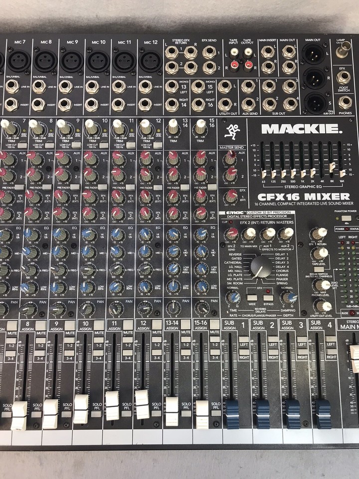 Mackie CFX16 Unpowered Mixer - 16 Channel | eBay