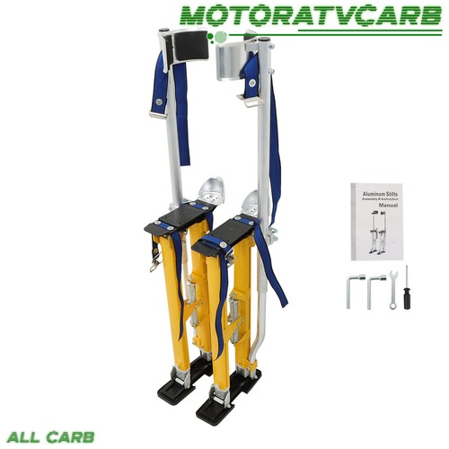 ALL-CARB Adjustable 24"-40" Drywall Stilts Aluminum alloy construction ...