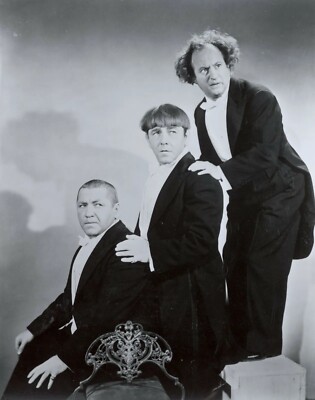Three Stooges Larry Moe Curly 8x10 Picture Celebrity Print | eBay