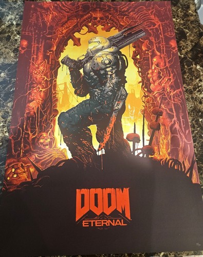 DOOM Eternal Mondo ScreenPrint by Gabz SOLD OUT edition of 300 | eBay