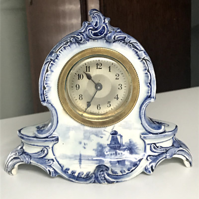 ROYAL BONN DELFT WINDUP CLOCK WITH JAPY FRERES MOVEMENT | eBay