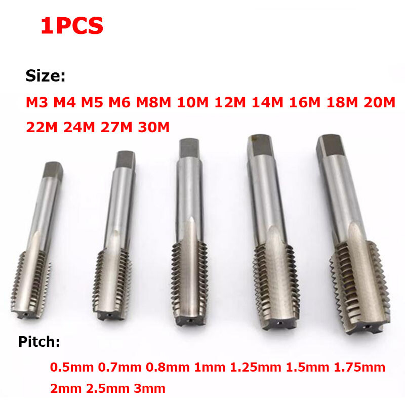 1Pcs M3 - M30 Hand /Machine Taps High Speed Steel Screw Thread Metric ...