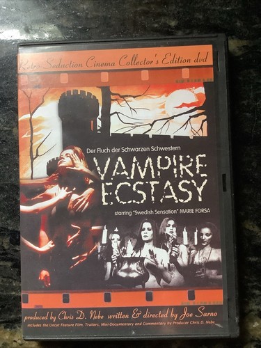Vampire Ecstasy Marie Forsa Horror Dvd Provocative Vampire Film | eBay