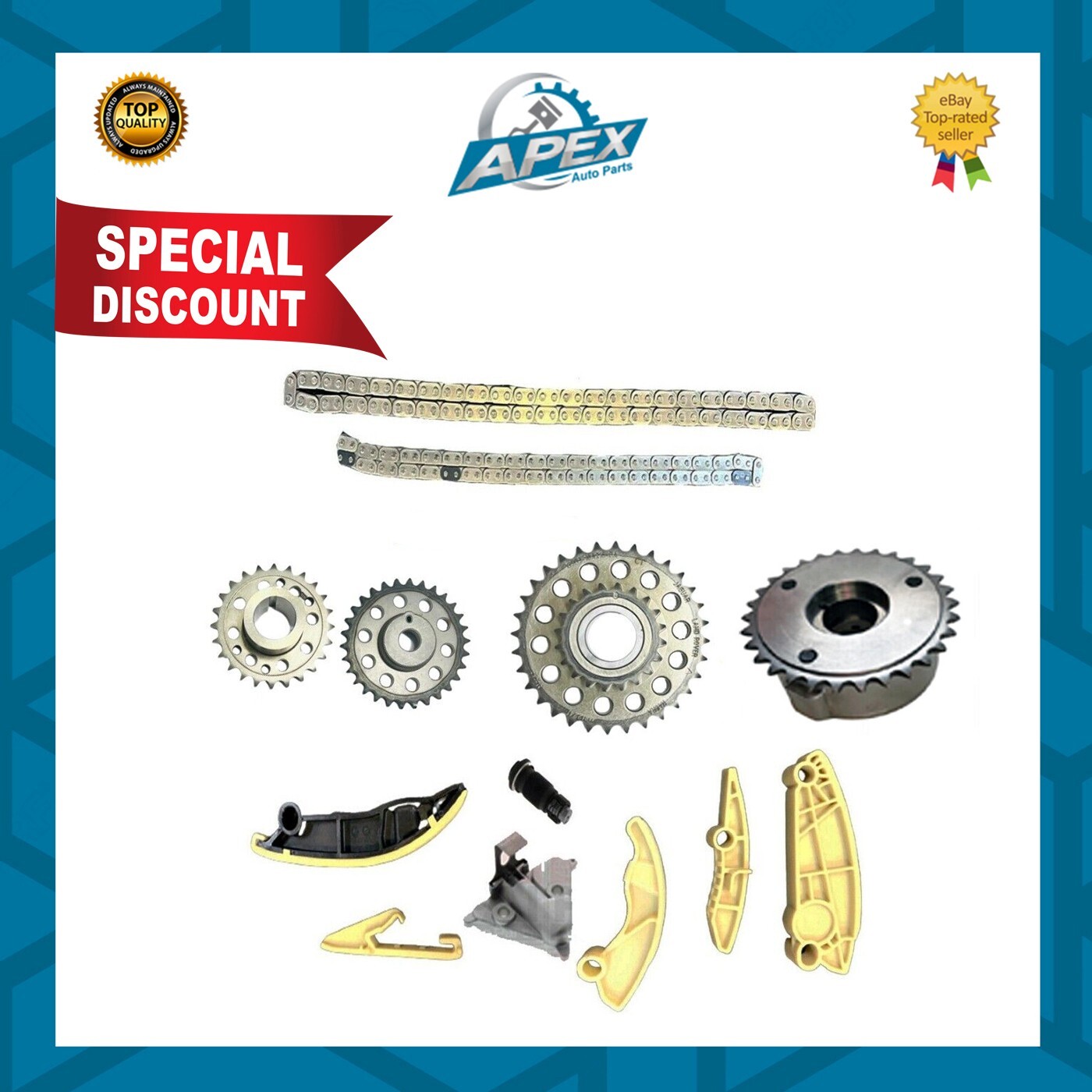 LAND ROVER DISCOVERY V (462) 204DTA 204DTD 2.0 DIESEL TIMING CHAIN KIT ...
