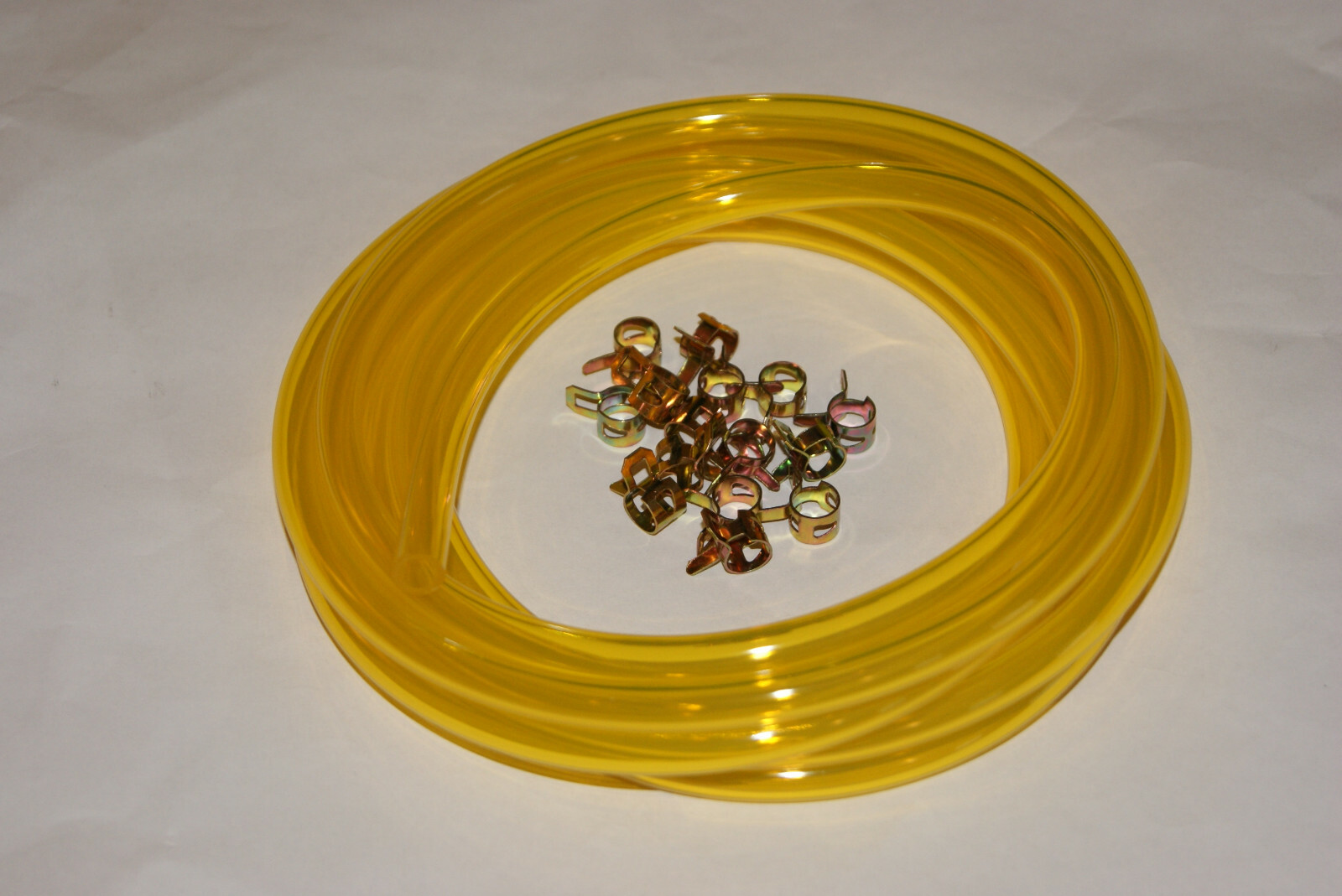 SMALL ENGINE FUEL LINE 1/4" ID x 3/8" OD 5FT + 15 CLAMPS | eBay