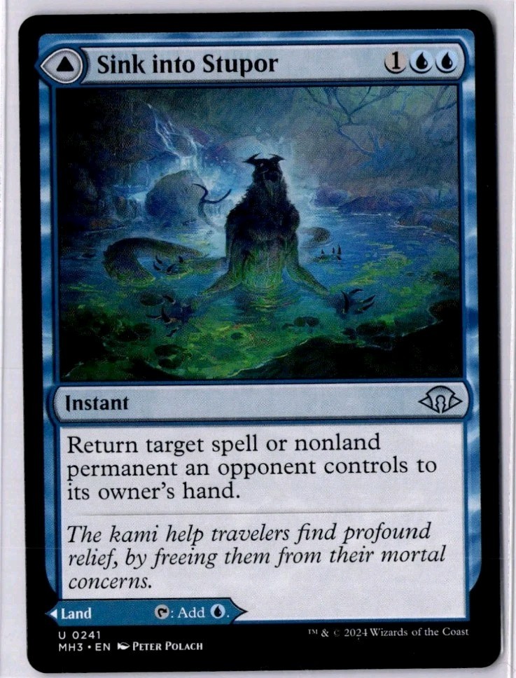 1x MTG Sink Into Stupor - Modern Horizons 3! NM Mint! Ships Fast! | eBay