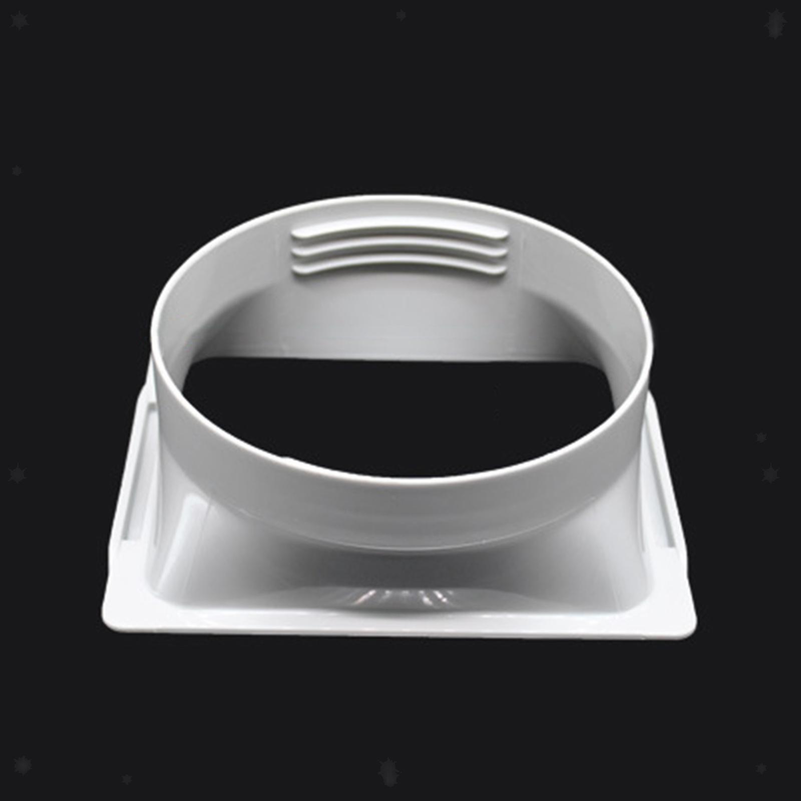 Exhaust Duct Pipe Adapter PVC Sliding Square to Round Exhaust Duct ...