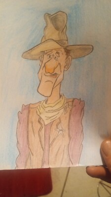 John "The Duke" Wayne Cartoon Drawing | eBay