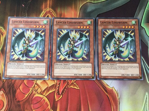 EXVC-EN092 3x Lancer Lindwurm Common Yugioh Card 1st Edition | eBay