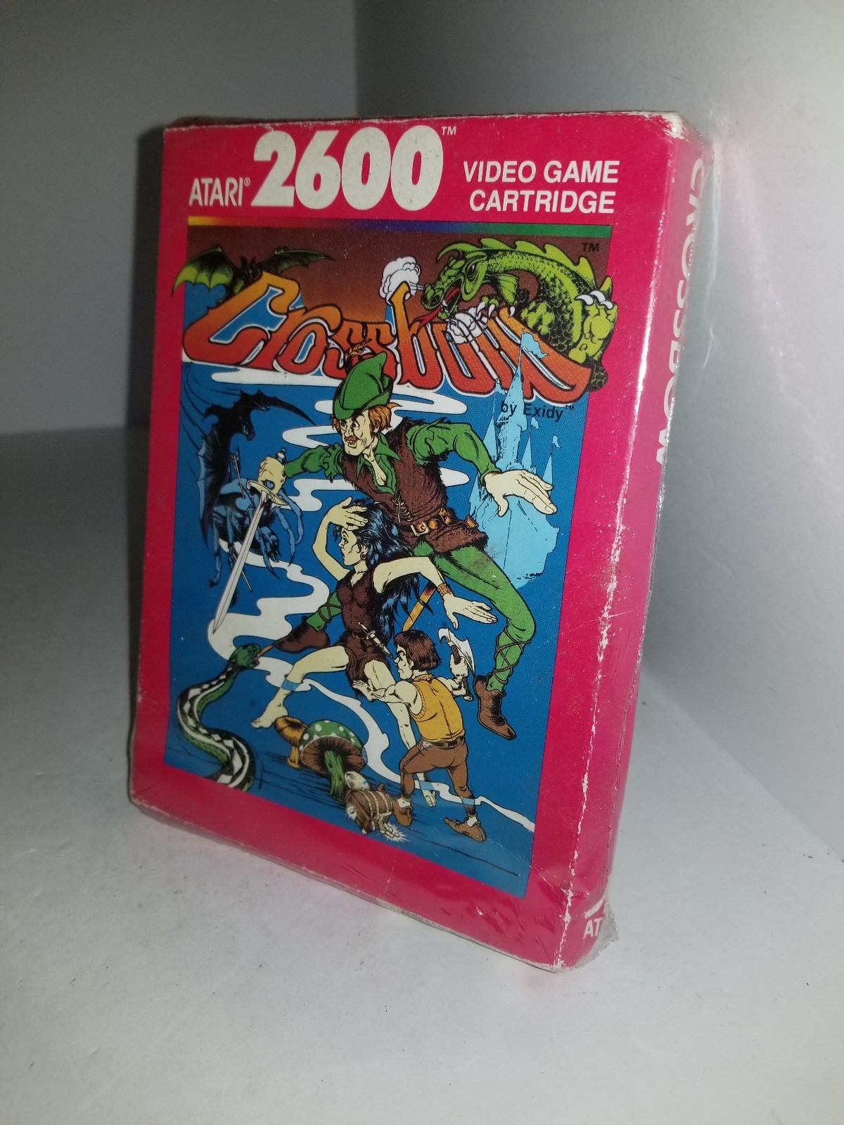NEW W/PINK BOX CROSSBOW GAME FOR PAL ATARI 2600 + 2600+ PLUS RETRON 77 ...