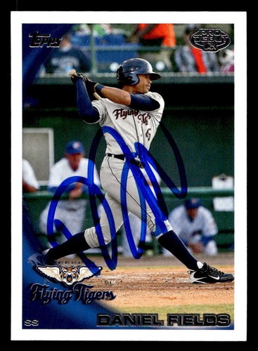 Daniel Fields signed auto 2010 Topps Pro Debut #270 Lakeland Flying ...