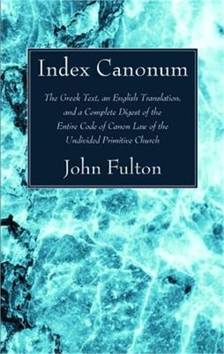 Index Canonum (Paperback or Softback) | eBay