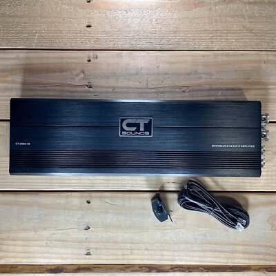 CT Sounds CT-2000.1D Monoblock Car Audio Amplifier | 2000 Watts RMS ...