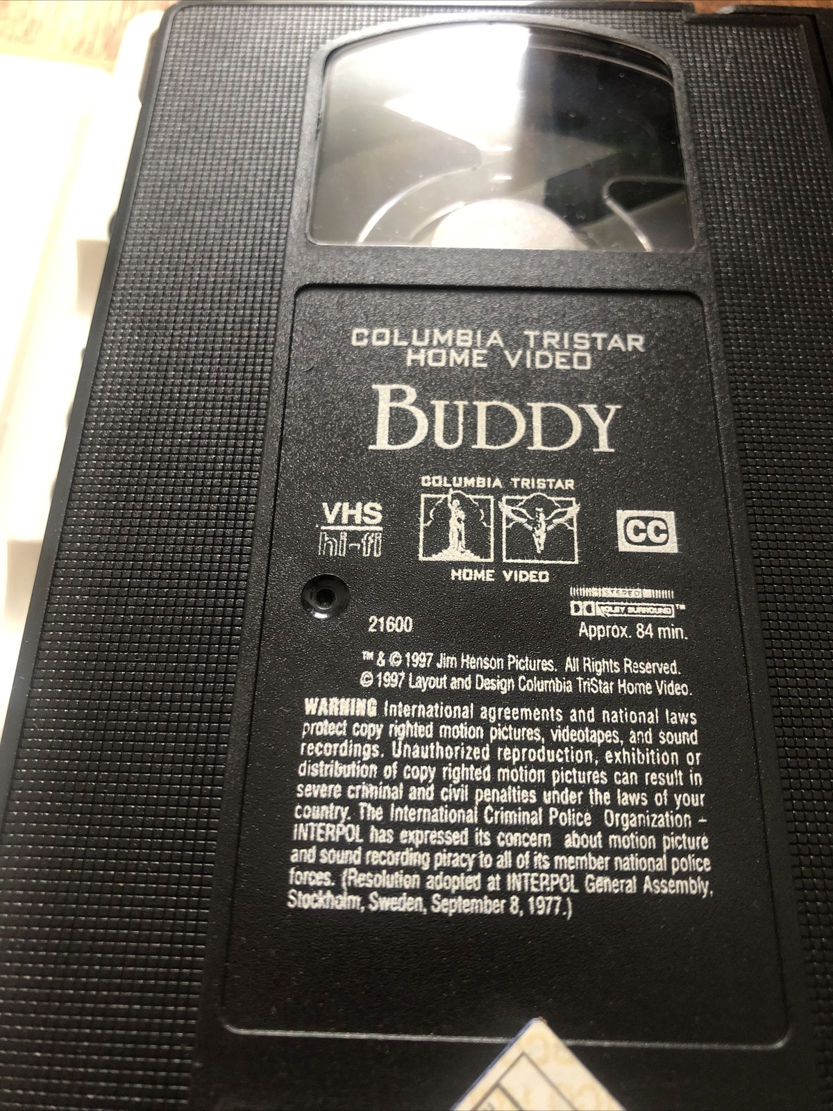 Buddy (VHS, 1998, Clam Shell Case) 43396216006| eBay