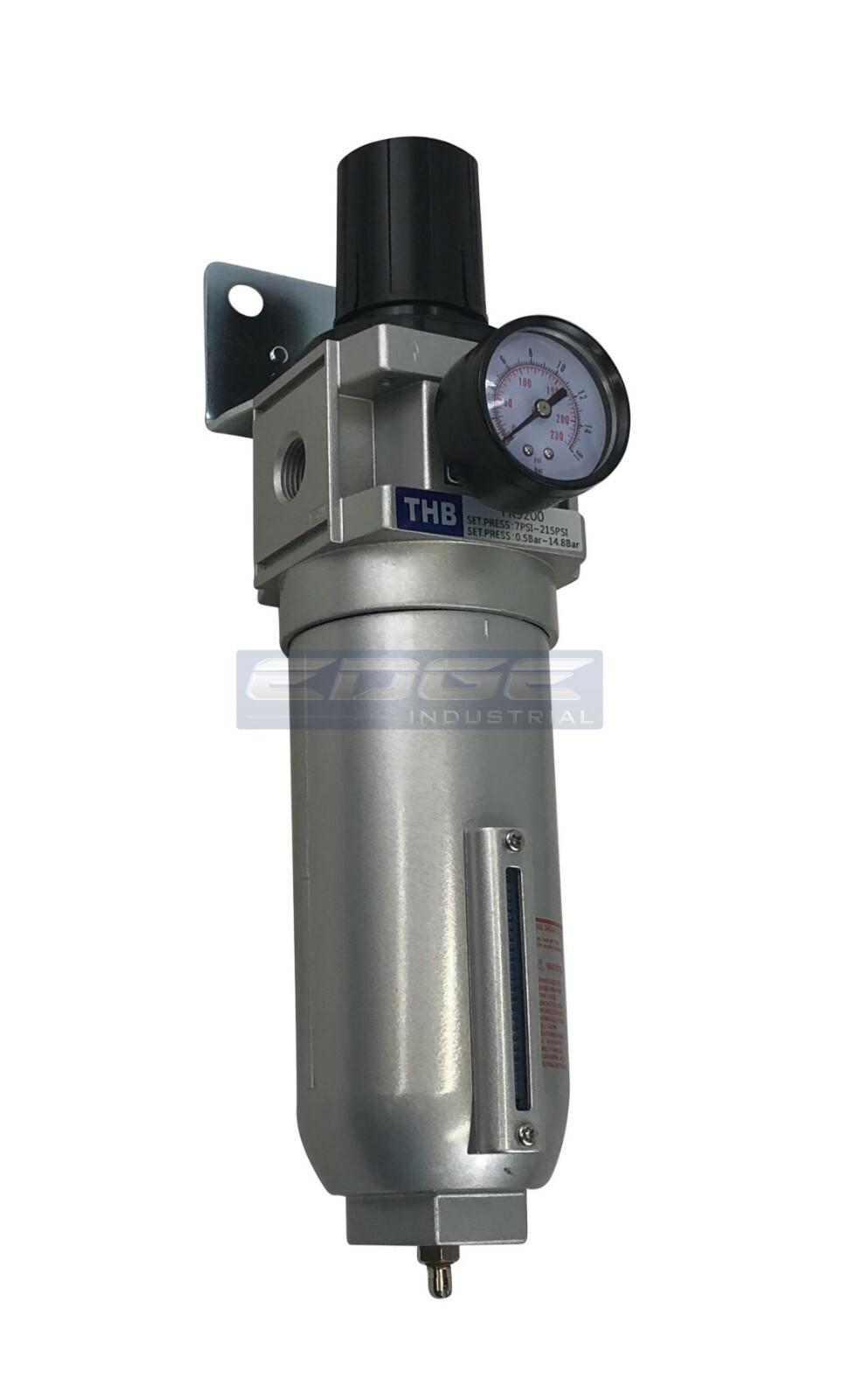 1/2" INDUSTRIAL GRADE HIGH FLOW PARTICULATE FILTER WATER TRAP PRESSURE ...