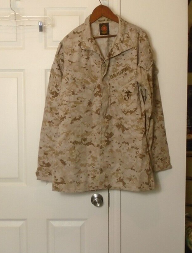 USMC MCCU Top Desert MARPAT US Marine 50/50 NYCO Garrison Coat med ...
