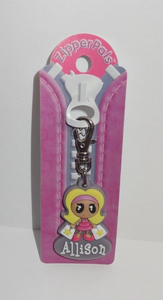 Zipper Pulls Kids Name Tag Zipper Pals ID Charm Backpack Bag Choose ...