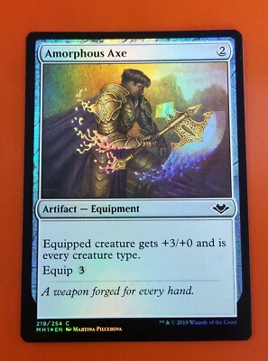 1x Amorphous Axe | FOIL | Modern Horizons | MTG Magic Cards | eBay