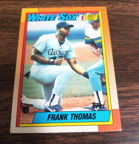 FRANK THOMAS 1990 TOPPS CARD #414 CHICAGO WHITE SOX (ROOKIE #1 DRAFT ...
