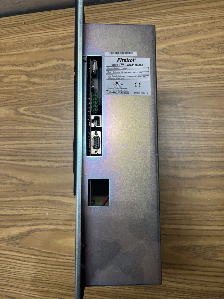 FIRETROL Mark IIXG AS-1198-003 Fire Pump Controller | eBay