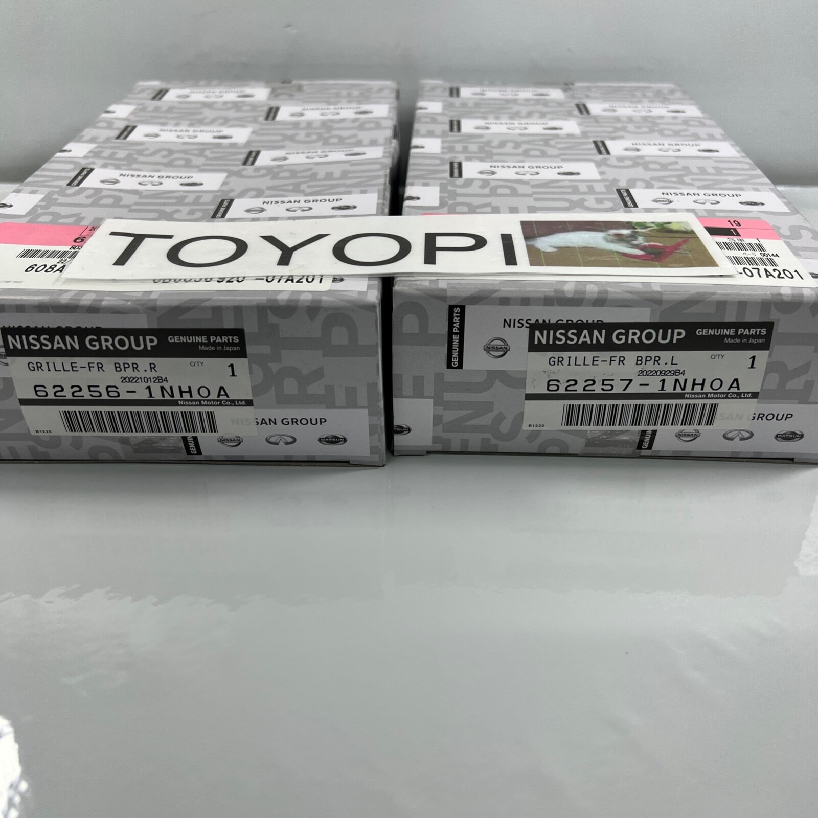 NISSAN 62257 62256-1NH0A Infiniti G25 G37 Fog Lamp Panel Trim LH & RH ...