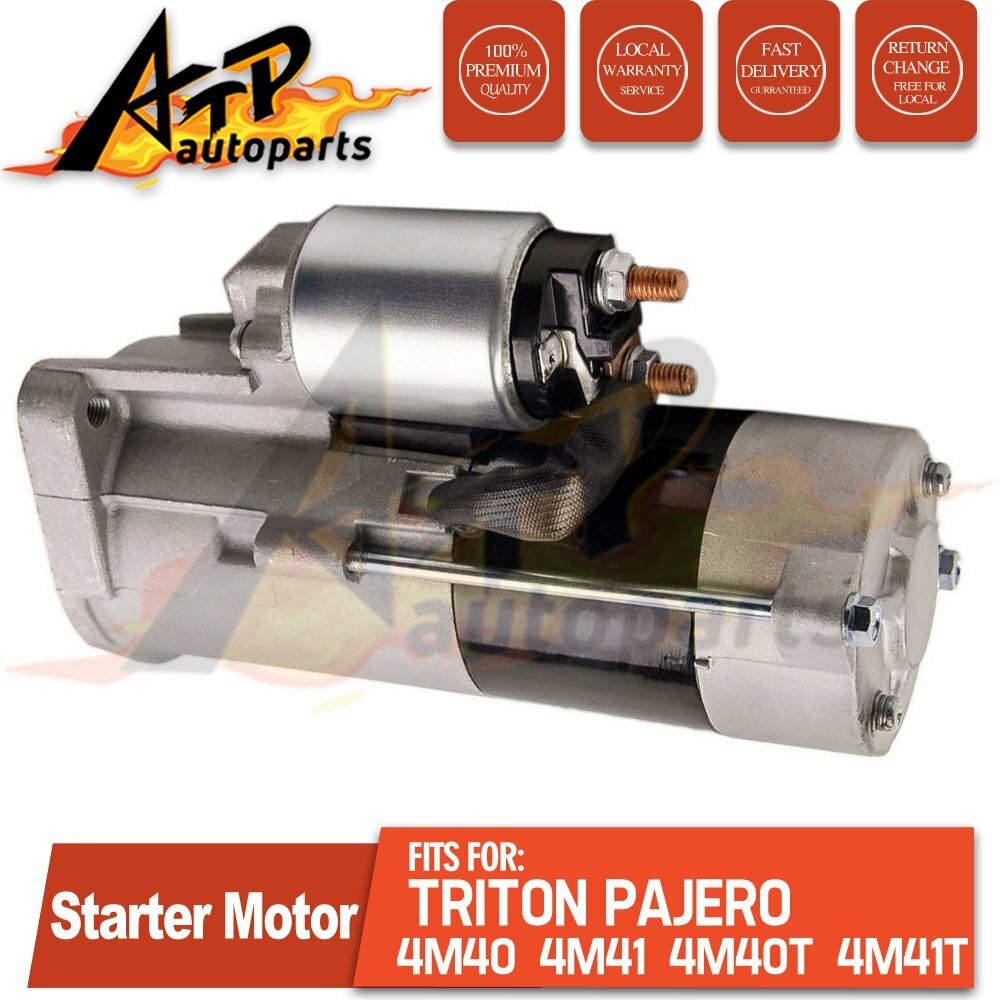 Starter Motor fit Mitsubishi TRITON MK 2.8L 4M40T 4M40 ML 3.2L 4M41 ...