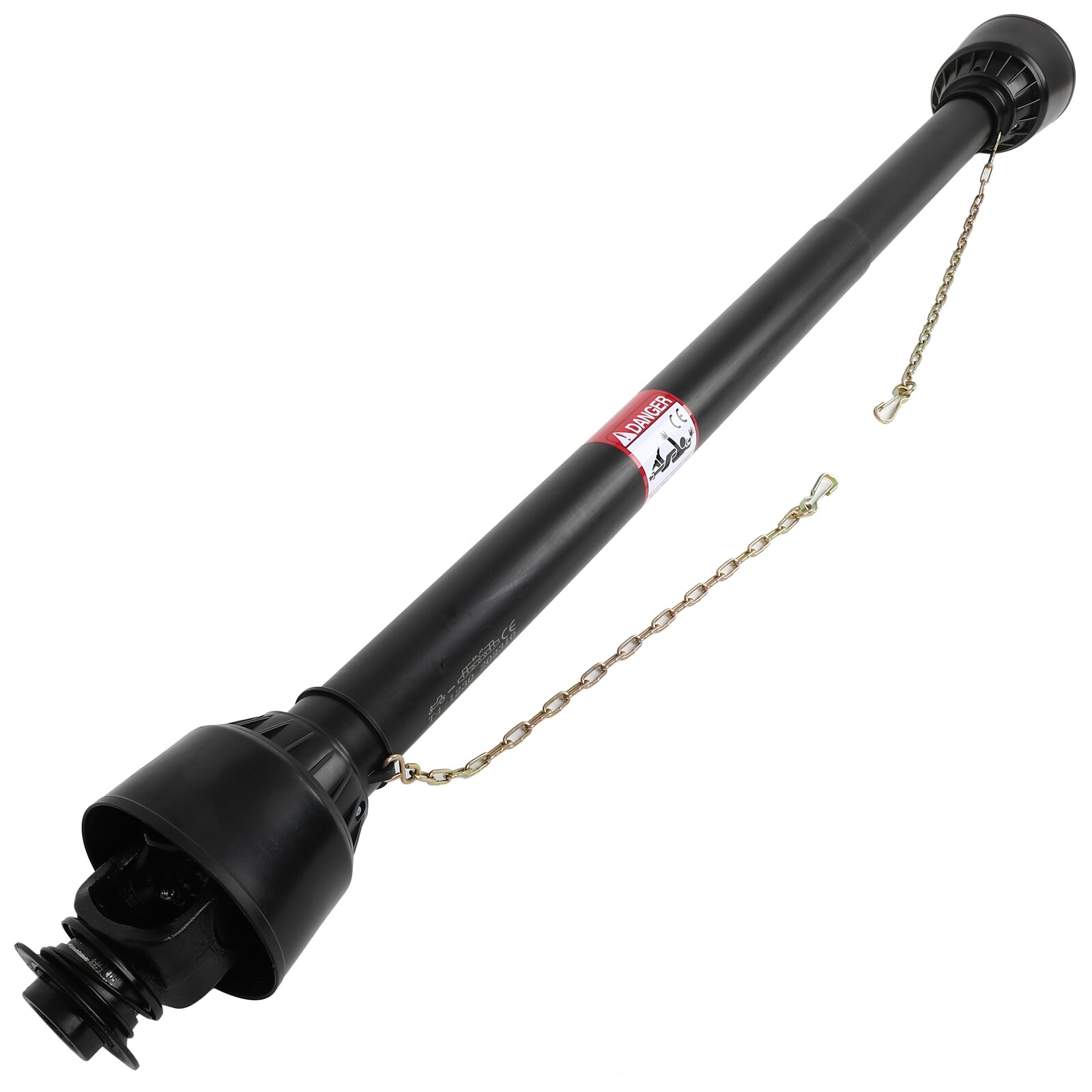 PTO Drive Shaft w/Security Chain Fit For Brush Hog Finish Mower Rotary ...