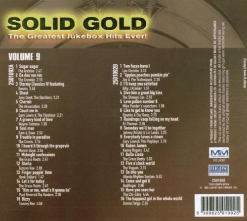 Various Solid Gold Vol.9 (CD) (UK IMPORT) 5399825010925| eBay