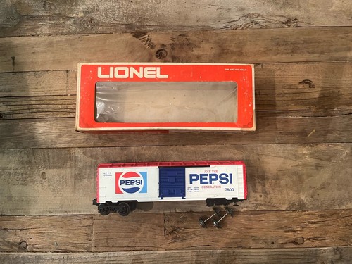 LIONEL 6-7800 Train Pepsi Boxcar (broken wheel attachment) | eBay