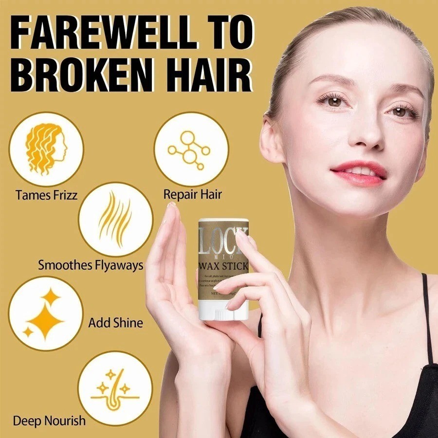 Hair Wax Stick: Coconut Oil Edge Control for UK Styling & Flyaways ...