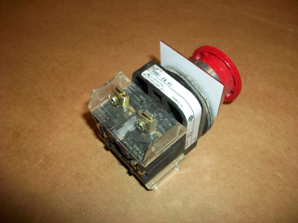 Allen Bradley E STOP BUTTON 800T-FXA1 USED | eBay