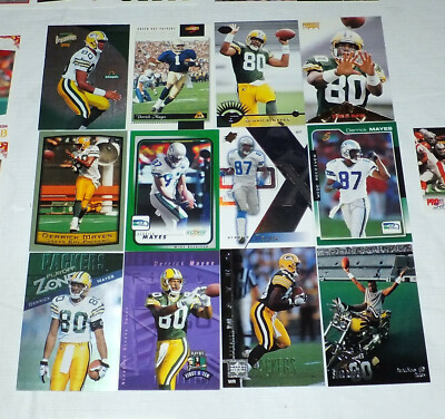 DERRICK MAYES - WR - Seahawks / Packers - 12 Card Assorted Lot **You ...