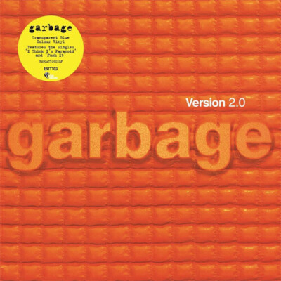 Garbage - Version 2.0 - Limited Blue Colored Vinyl [New Vinyl LP] Blue ...