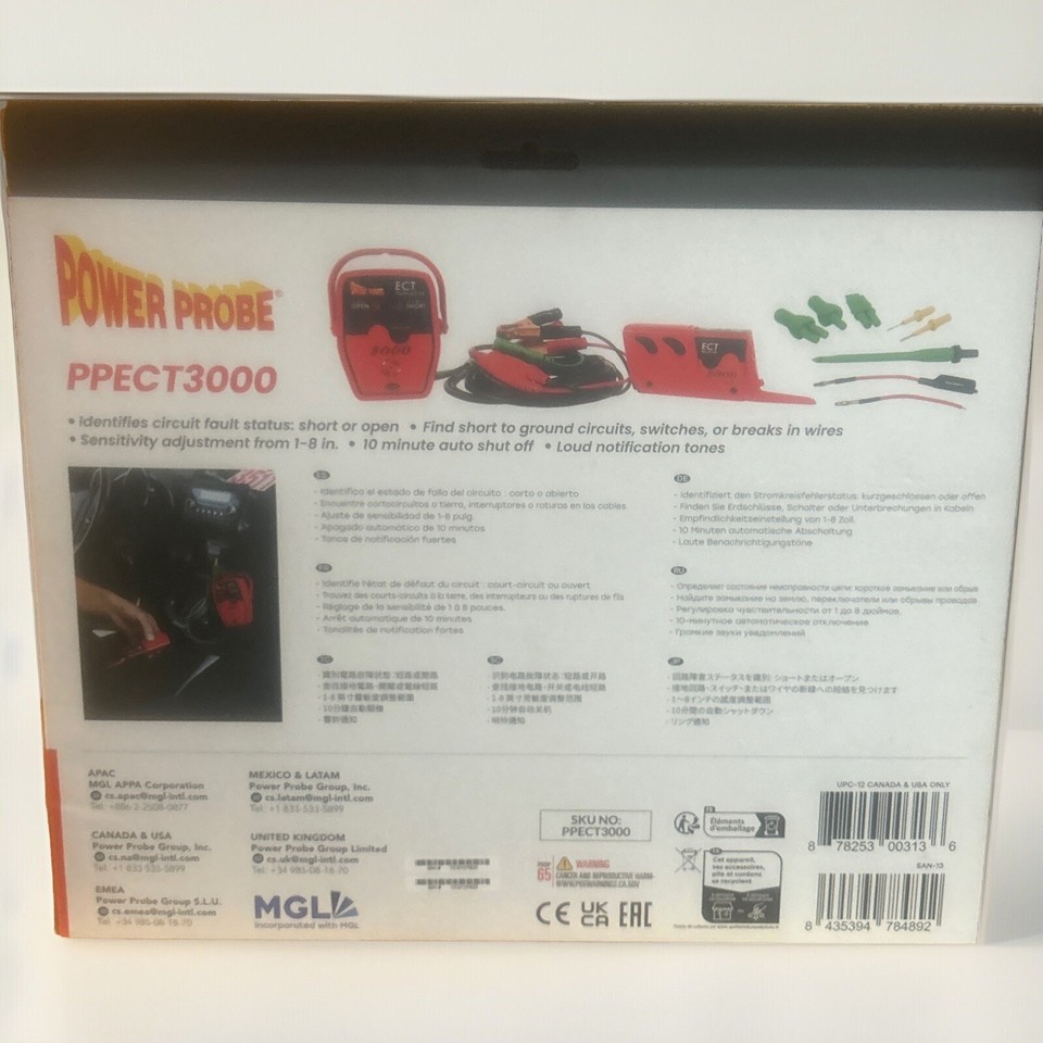 Power Probe Intelligent Short / Open Circuit Finder PPECT3000 NEW Free ...