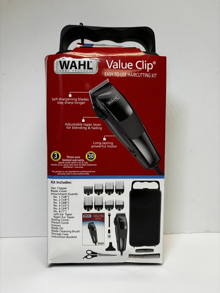 NEW Wahl Value Clip 16 Piece Grooming Clipper Haircutting Kit FAST FREE ...