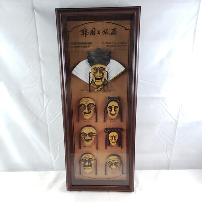 DAEJIN Korean Traditional Mask Frame The Mask Play of Hahoe Byeolsin ...