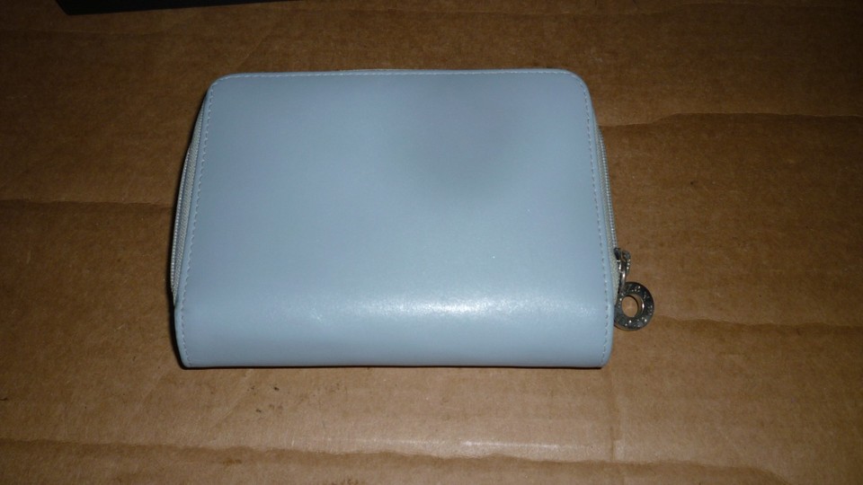MAZE Light BLUE Leather Wallet Purse with box | eBay UK