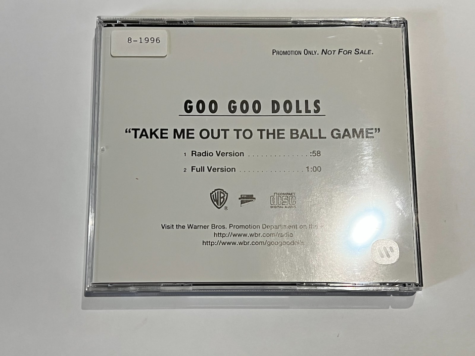 GOO GOO DOLLS Take Me Out To The Ball Game RARE PROMO CD 1996 | eBay
