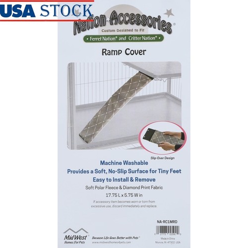 Ferret Critter Nation Cage Ramp Cover Soft Machine Washable Pet ...