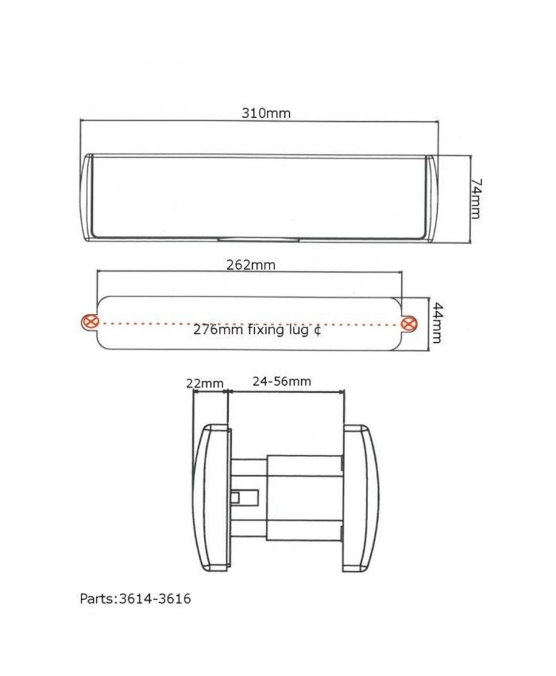 Mila Gold Letterbox / Letterplate 310mm × 76mm | eBay UK