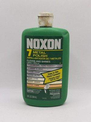 Noxon 7 Metal Polish 12oz Steel Chrome Brass 90% FULL Discontinued HTF ...