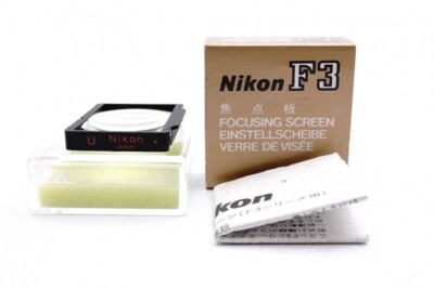 Nikon F3 Focusing Screen Mat Type U For F3/F3HP Mint! | eBay