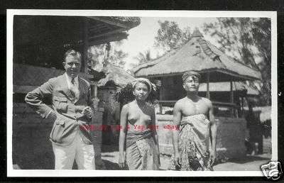 Bali photo western Tourist nude Woman Indonesia 1920s | eBay