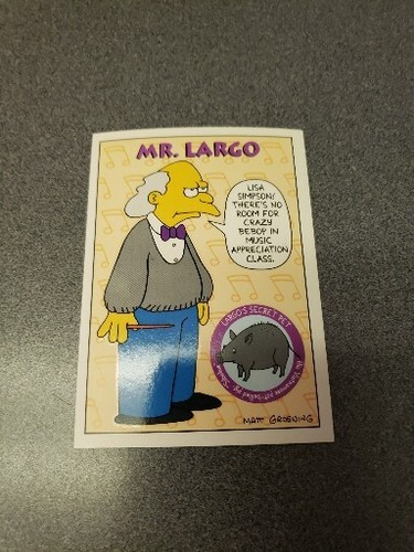 1993 SkyBox Bongo Comics Simpsons Mr. Largo #S13 | eBay